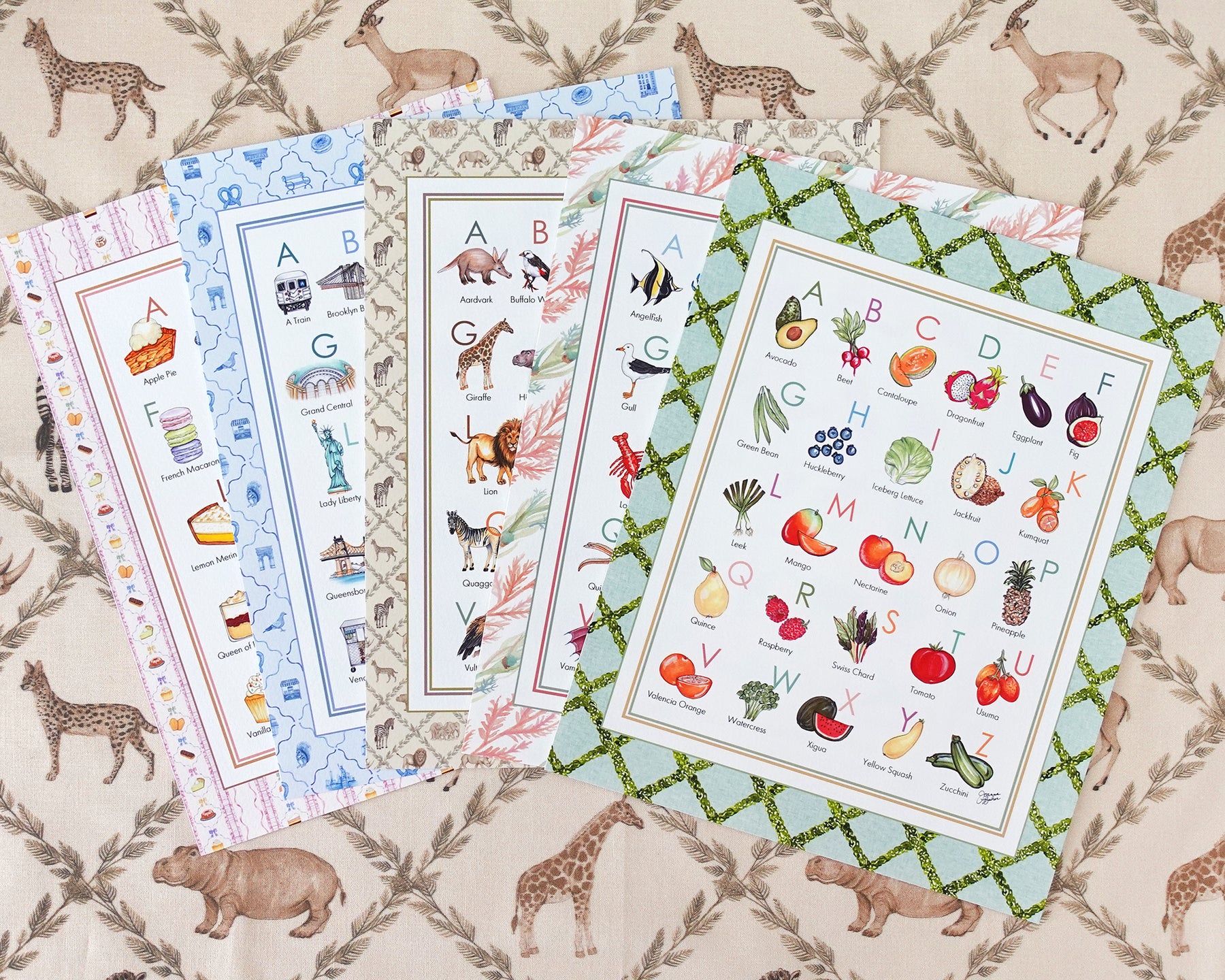 Sweet Treats Alphabet Art Print – Joanna Baker