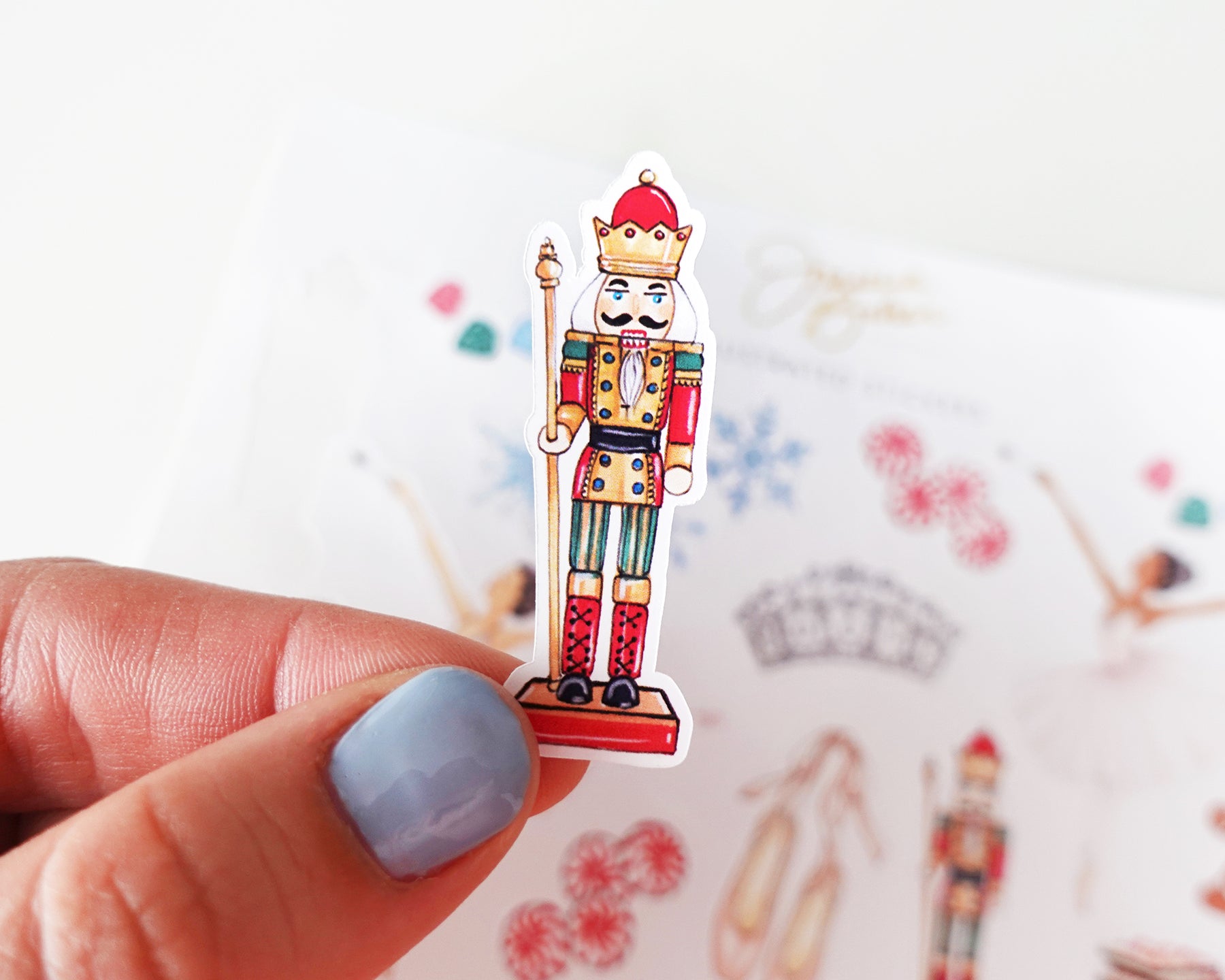 Nutcracker Ballet Holiday Stickers – Joanna Baker