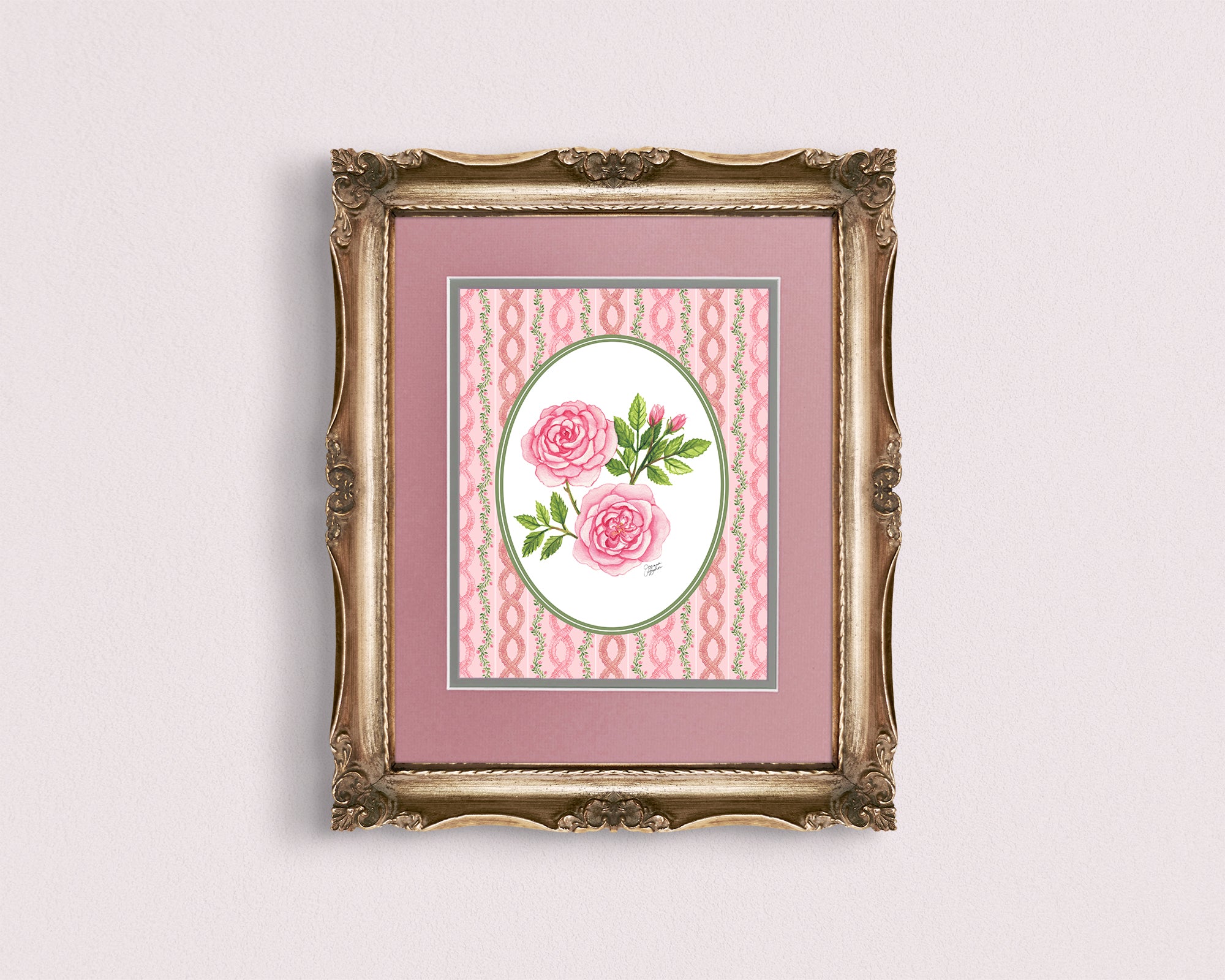 Rococo Ruffles & Roses Art Print – Joanna Baker