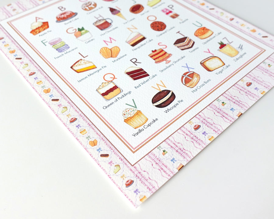 Sweet Treats Alphabet Art Print – Joanna Baker